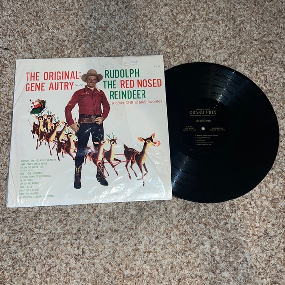 Media | The Original Gene Autry Rudolph The Red Nosed Reindeerlp | Poshmark